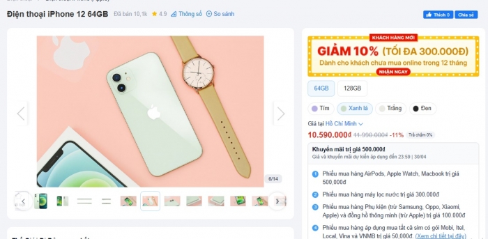 iPhone 12 mất giá hơn 12 triệu trong tháng 4: Vua OLED giá rẻ nhất Việt Nam vẫn đủ xịn như iPhone 16